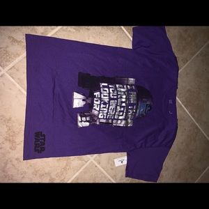 Disney | Tops | New With Tag Purple Star Wars Tshirt Disney | Poshmark